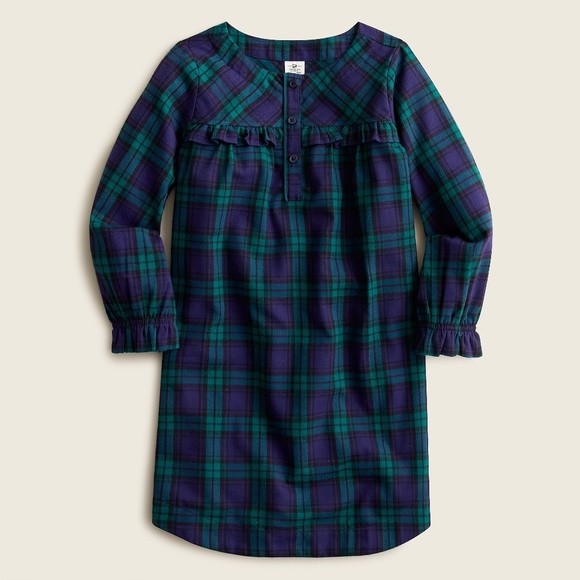 Crewcuts | Pajamas | J Crew Girls Longsleeve Printed Nightgown In Raw ...